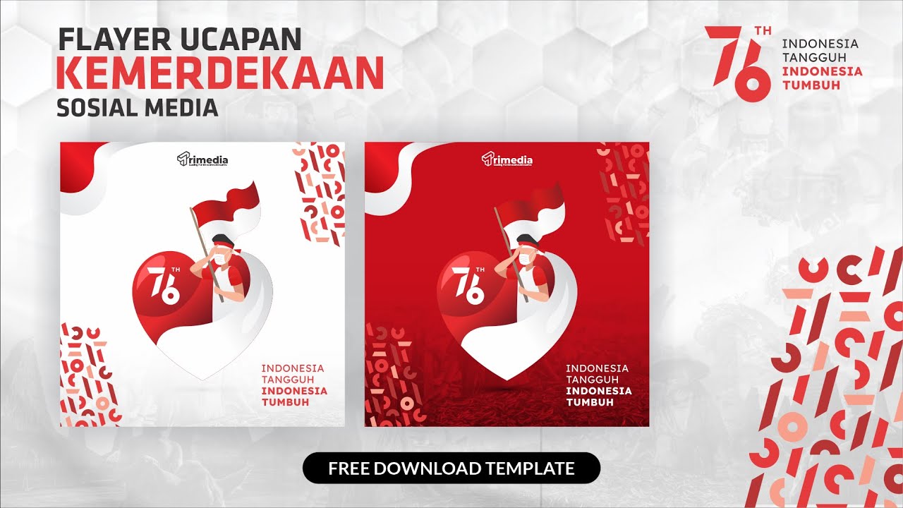 Tutorial Desain Flayer Ucapan HUT Kemerdekaan RI ke 76 - CorelDraw #Tri ...