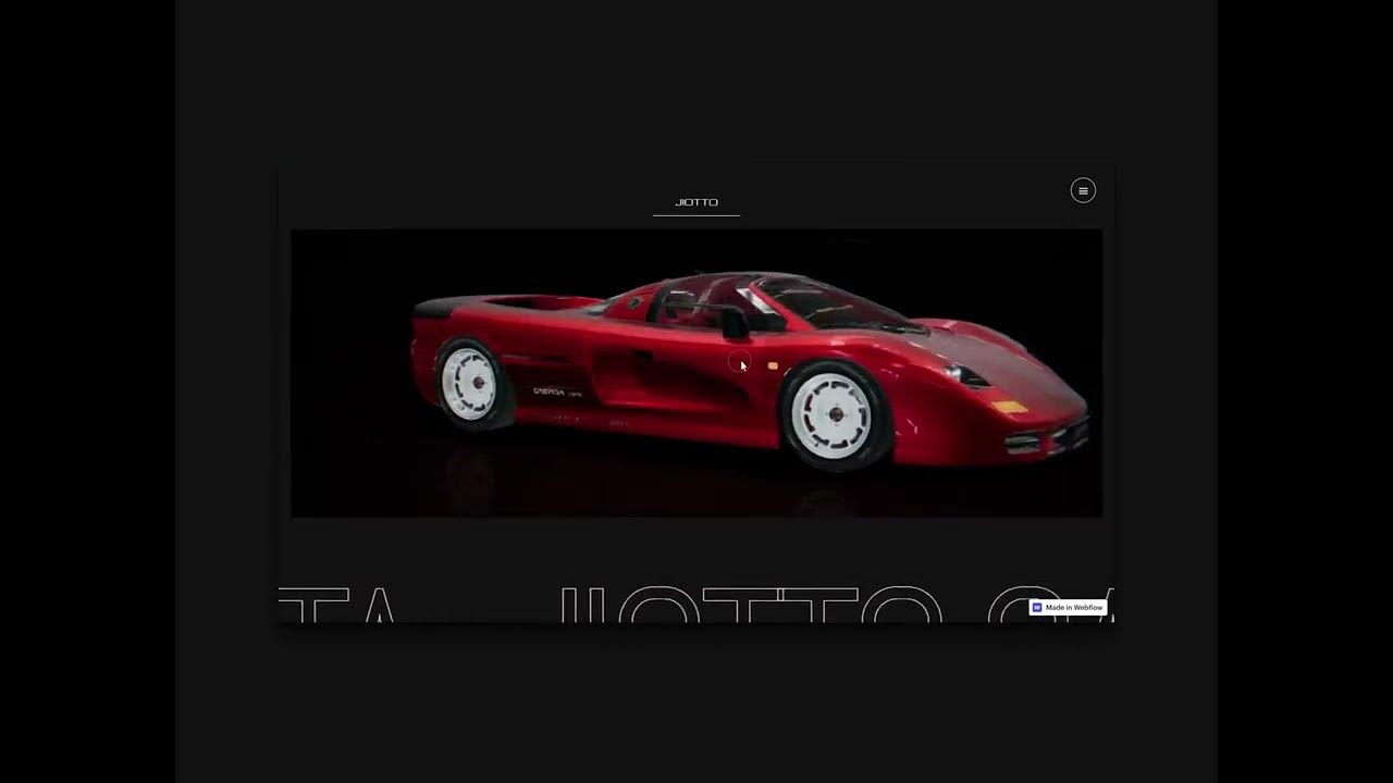 [ Three.js + Webflow ] Jiotto Webgi Webflow Clonable - YouTube