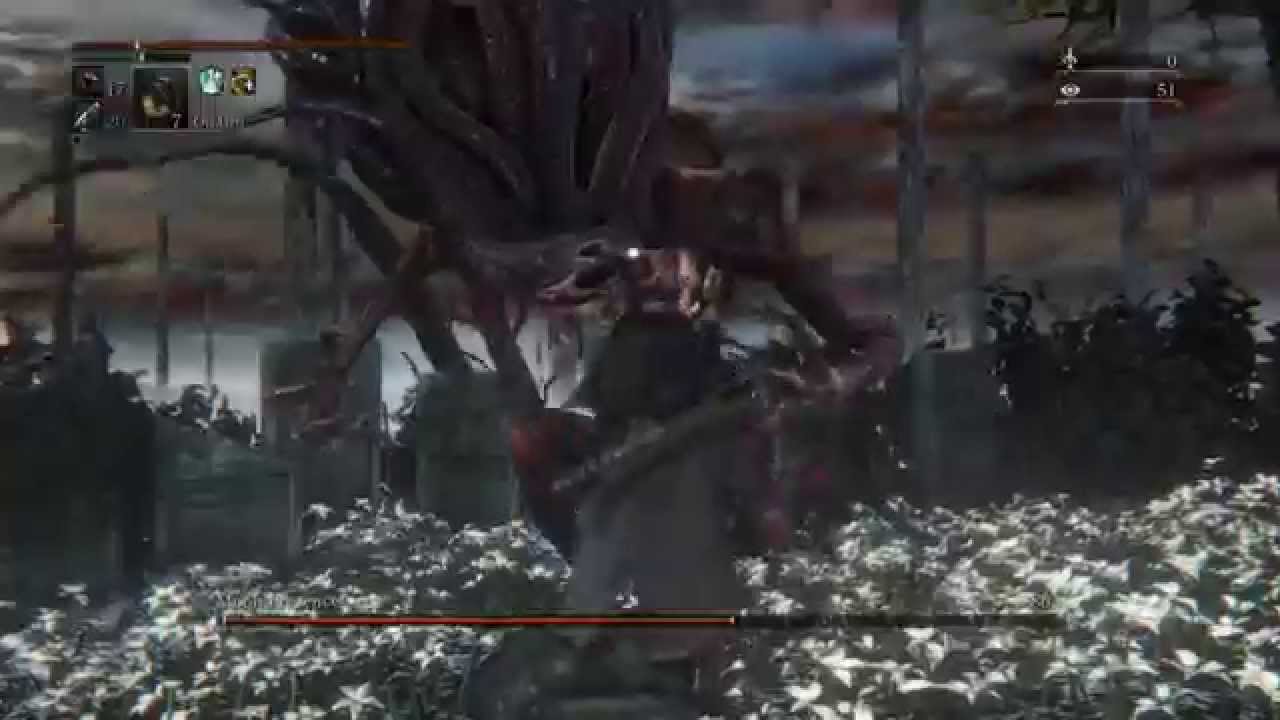 Bloodborne Blades of Mercy Damage demonstration On Moon Presence (final ...