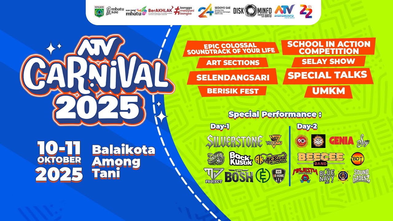 LIVE - ATV CARNIVAL 2025 * SELENDANG SARI * BALAIKOTA AMONG TANI KOTA ...