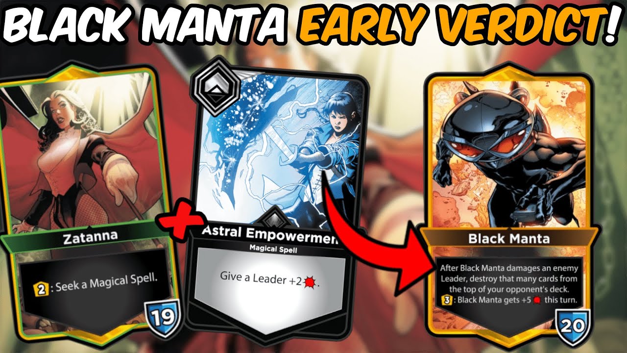 MY EARLY IMPRESSIONS ON BLACK MANTA! | DC Dual Force Meme Dream - YouTube