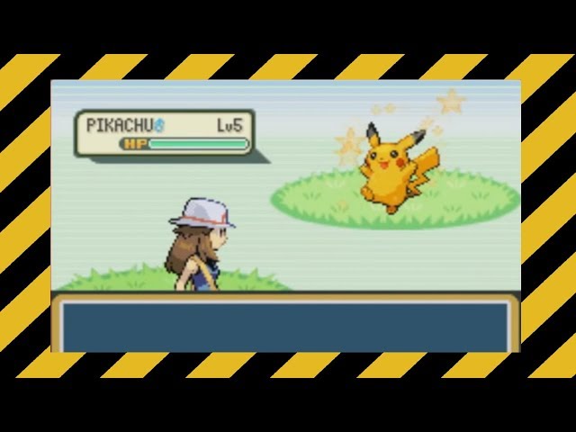 Shiny Pikachu Fire Red