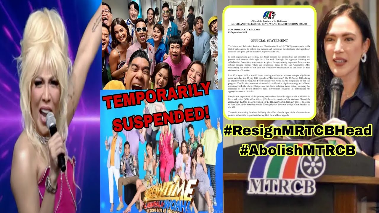 MTRCB CHAIRPERSON LALA SOTTO, PILIT PINAG-RERESIGN DAHILAN NG ...