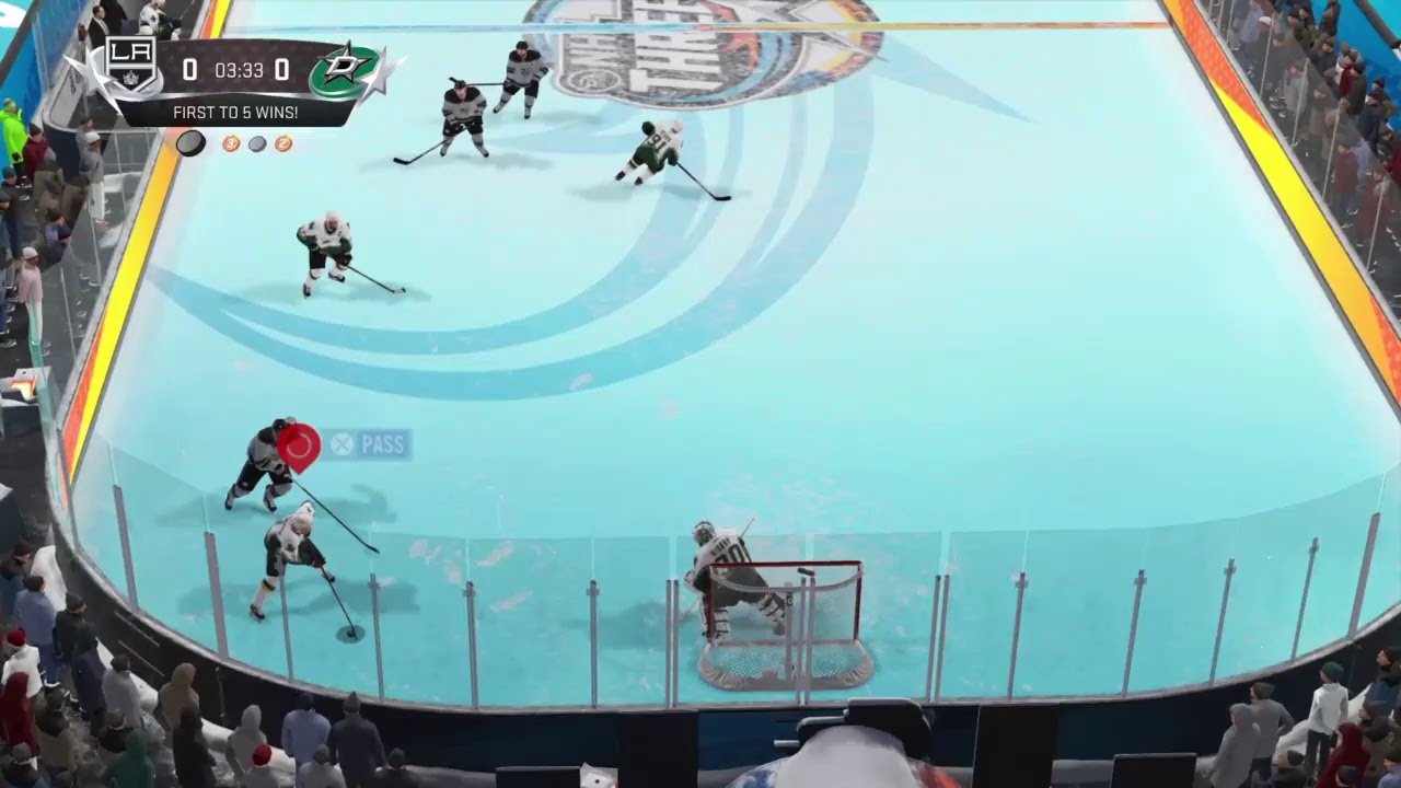 Playing NHL 20 Threes Gameplay. - YouTube