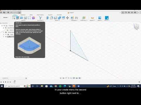 Triangular Prism in Fusion 360 - YouTube