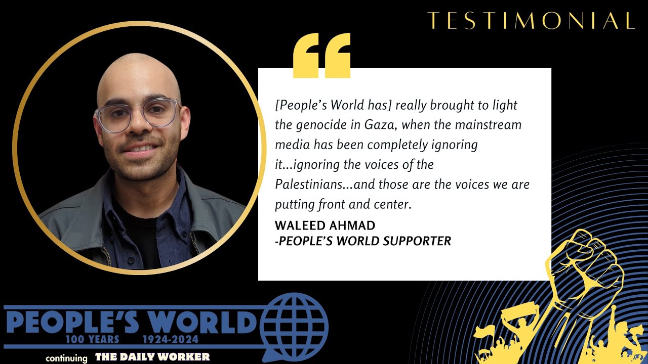 People's World Testimonial - Waleed Ahmad - YouTube