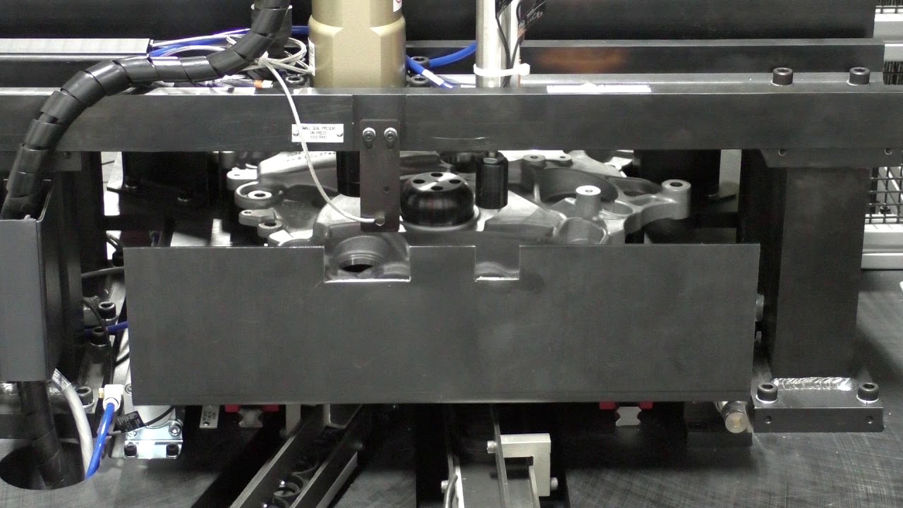 Front Engine Cover to Seal Pressing Machine - YouTube