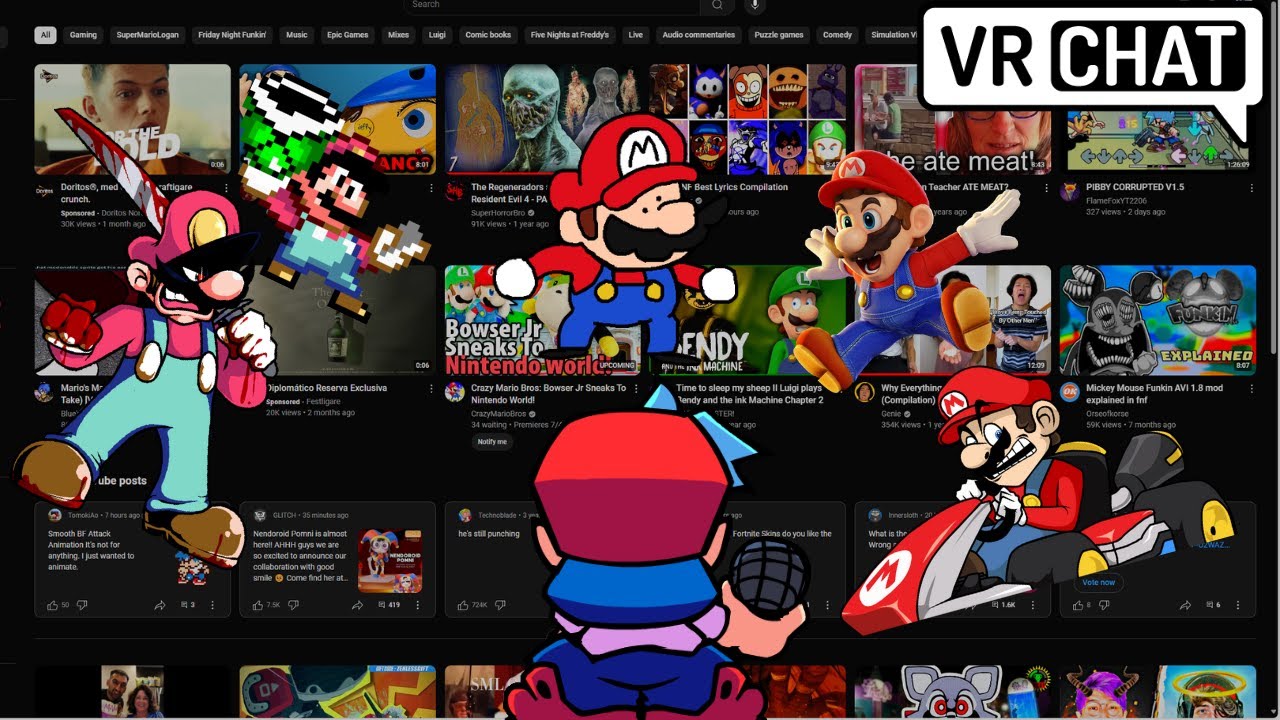 friday night funkin mario's madness vrchat episode 4 Content Cosmos ...