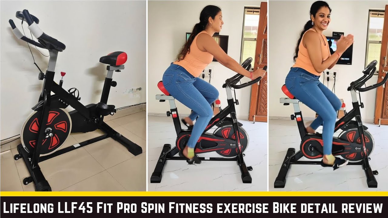 Lifelong LLF45 Fit Pro Spin Fitness Bike with 6Kg Flywheel Max Weight ...