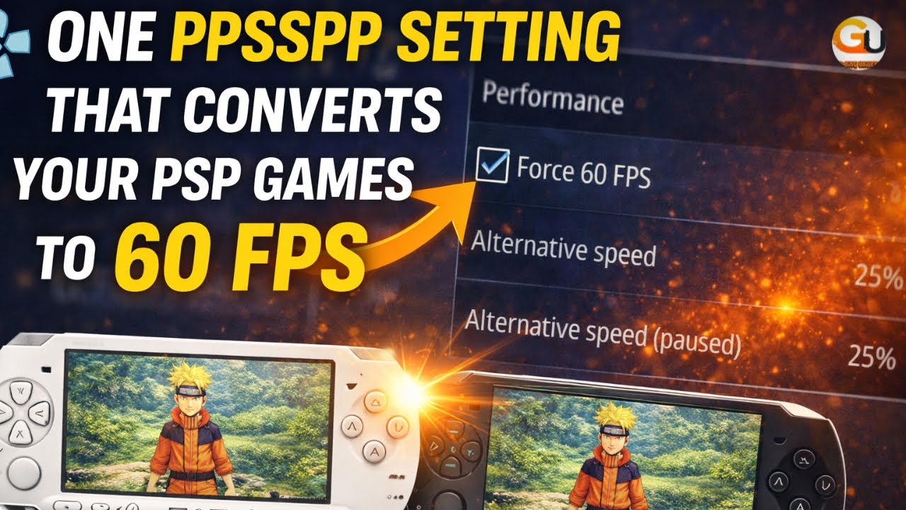60FPS Secret Setting for PPSSPP | One PPSSPP Setting That Converts Your ...
