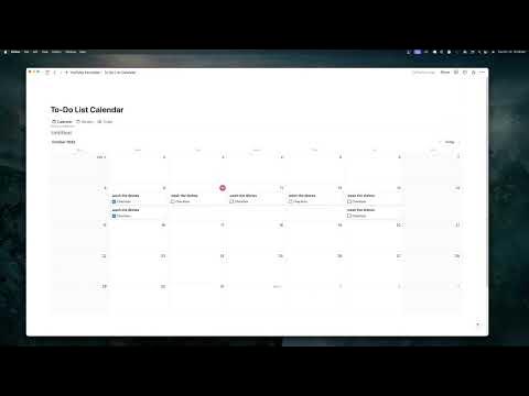 Notion Calendar 🗓️ and How To Make a To-Do List Calendar in Notion ...