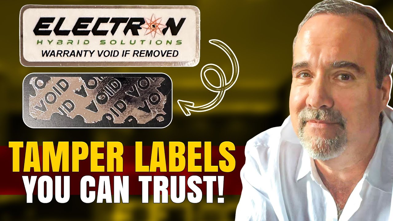 Tamper Proof Labels and Stickers. Warranty Void, Security Stickers ...