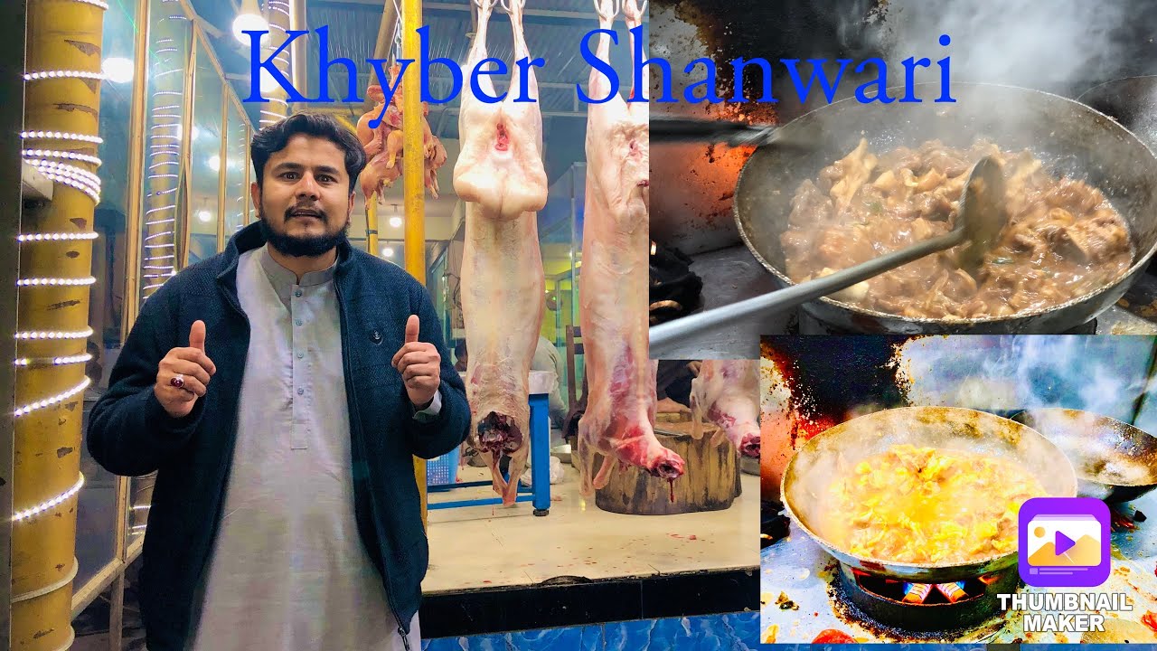 Khyber ke Mashur Shanwari karahi ke Riecpe Chef Amin Vlog - YouTube