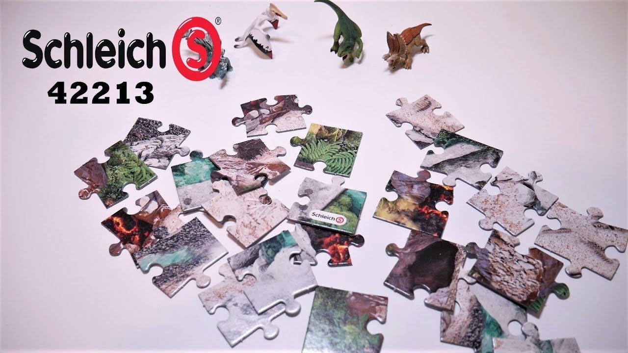 Schleich Mini Dino Landscape 42213 Unboxing | Schleich Dinosaurs 42213 ...