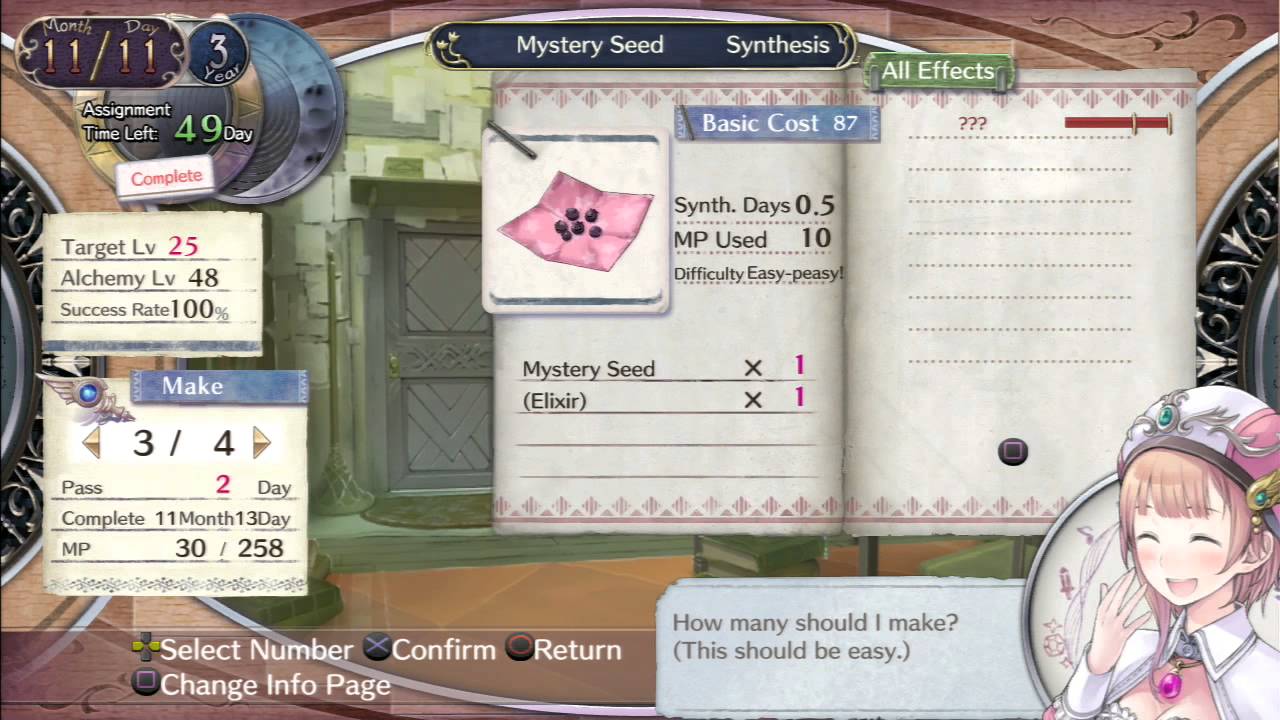 Atelier Rorona Plus - Cost Trait Seeds & Prism Coral - YouTube