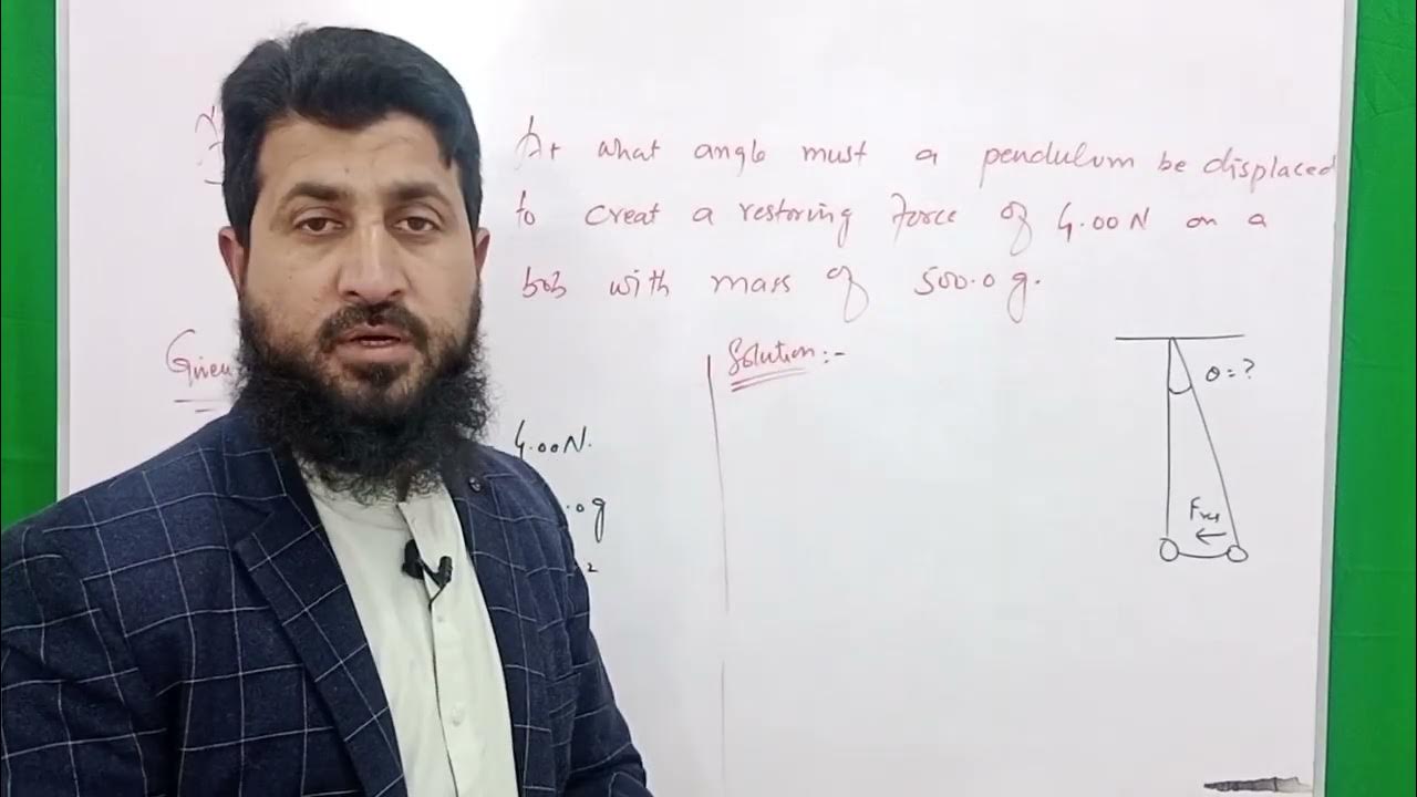 Simple Harmonic Motion class 10| example 10.4 assignment 10.4| Lectures of Physics - YouTube