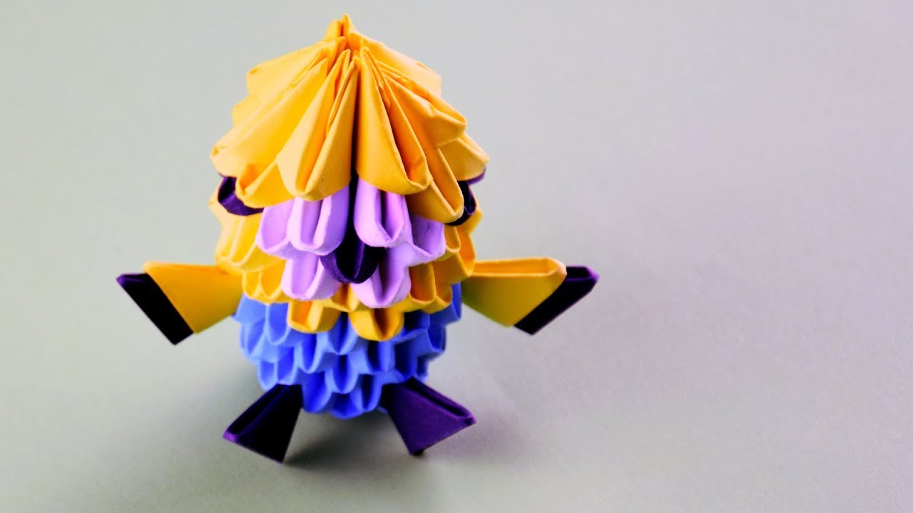 Minion Of Paper Assembly 3D Origami Tutorial For Beginners YouTube minion-of-paper-assembly-3d-origami-tutorial-for-beginners-youtube