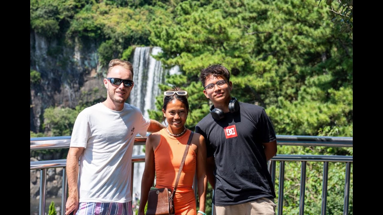 Jeju Island travel_Jeong bang waterfall - YouTube