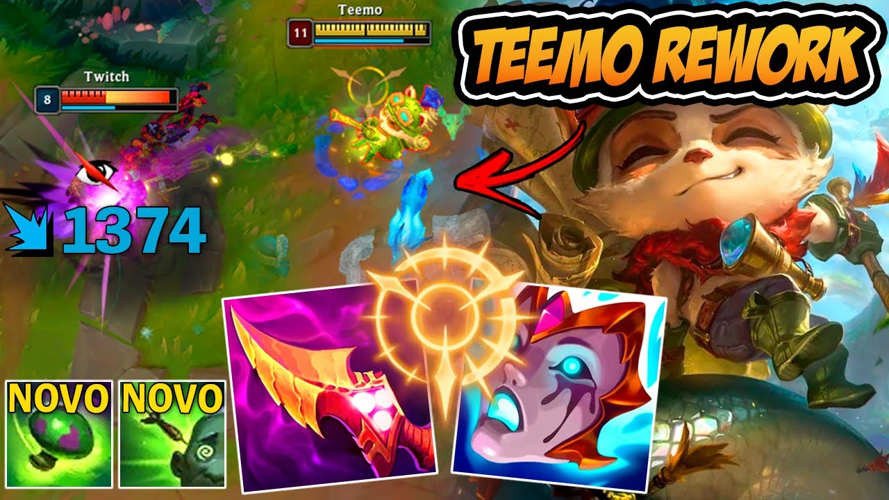 *NOVO* REWORK DO TEEMO FICOU ABSOLUTAMENTE INCRÍVEL !! - LEAGUE OF ...