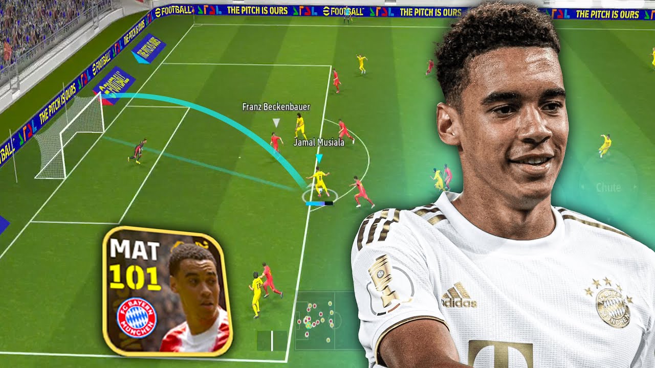 GamePlay com Musiala POTW no eFootball Mobile - YouTube