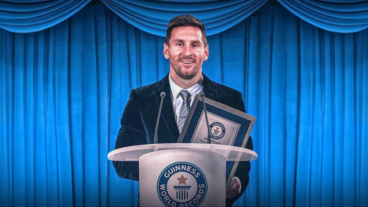 All 42 Guinness World Records held by Lionel Messi | The GOAT 🐐 - YouTube