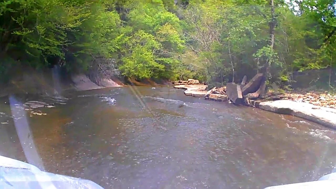 Trail, Creek, Mud Riding at Shit Creek, TN on Yamaha Viking part 1 ...