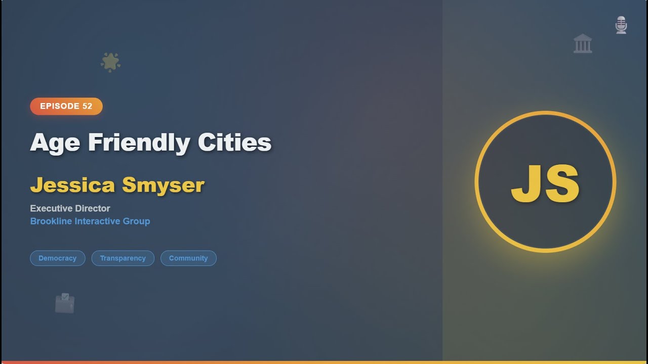 Age Friendly Cities Ep 52 - Jessica Smyser - YouTube