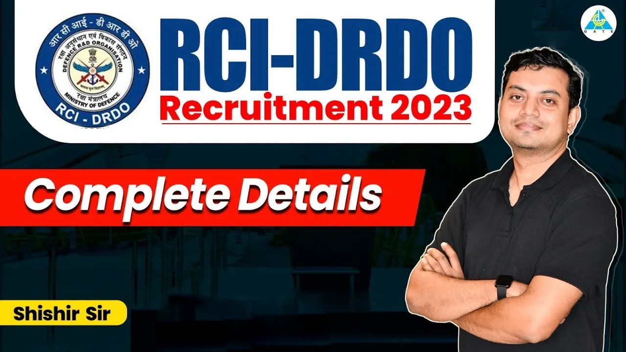 RCI DRDO Recruitment 2023 | Complete Details by Shishir Das Sir # ...
