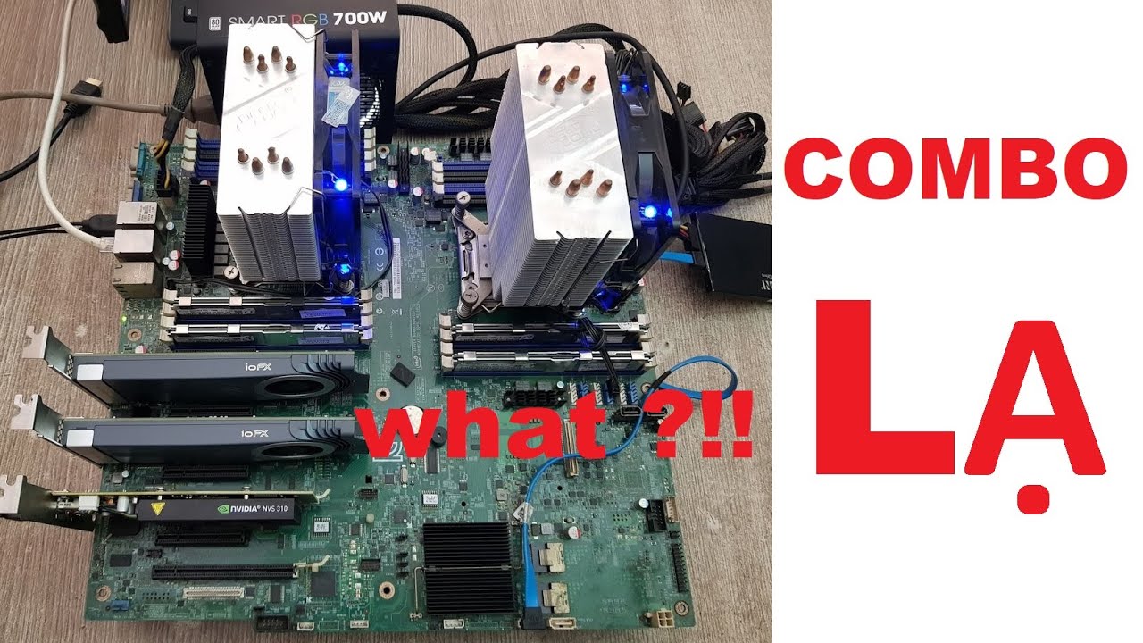 Combo lạ lạ: Intel S2600IP Dual E5-2689 | SanDisk 410GB ioFX - YouTube