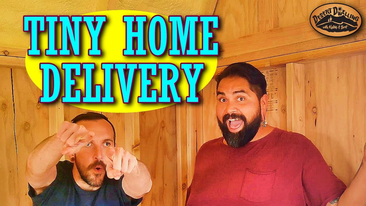 TINY HOME DELIVERY and HOMESTEAD UPDATE - YouTube