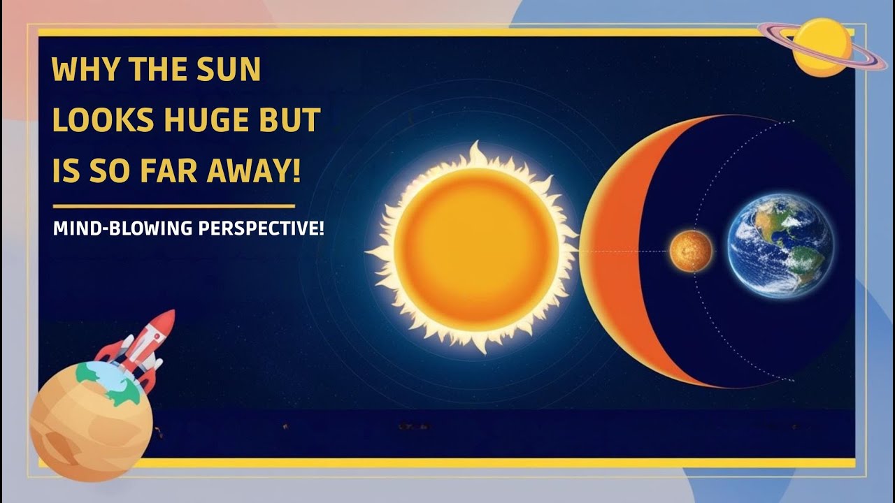 Why the Sun Looks Huge but Is So Far Away! ☀️ Mind-Blowing Space ...