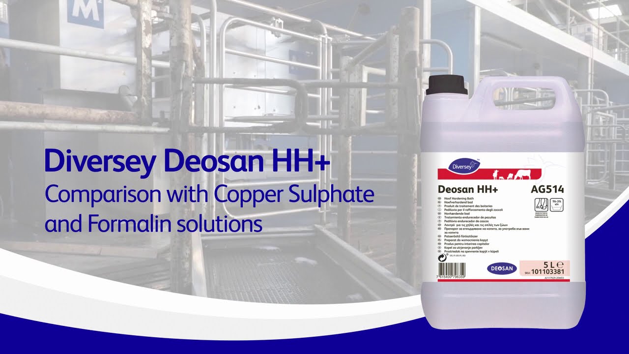 Diversey Deosan HH+ Comparison - YouTube