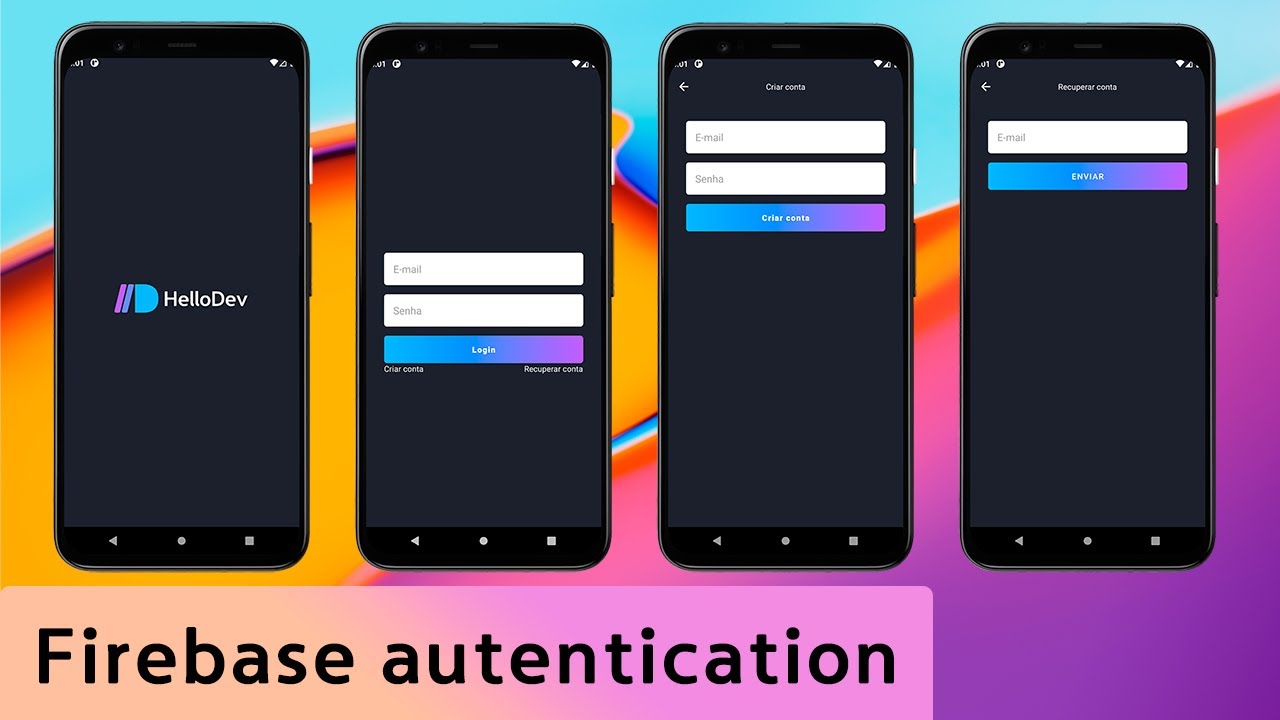 Criando App Autenticação com Firebase #3 - JAVA - YouTube
