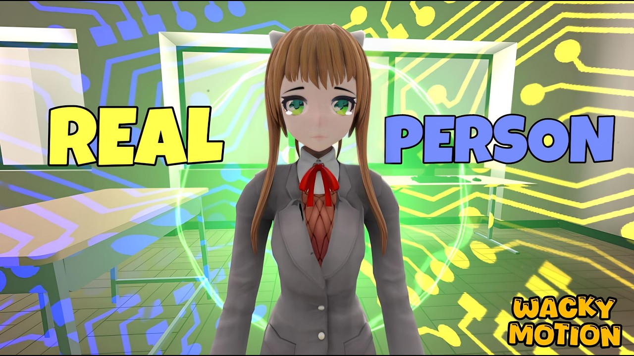 I am a real person [DDLC/SFM] Doki Doki Literature Club 3D Animation ...