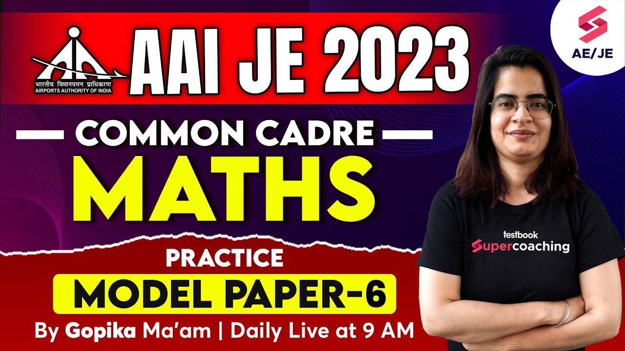 AAI Common Cadre 2023 | AAI Junior Executive Maths Practice Qs-6 | AAI ...