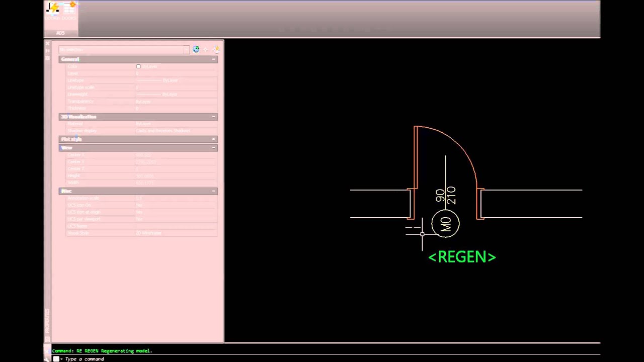 ADS Single Leaf Door for AutoCAD - YouTube