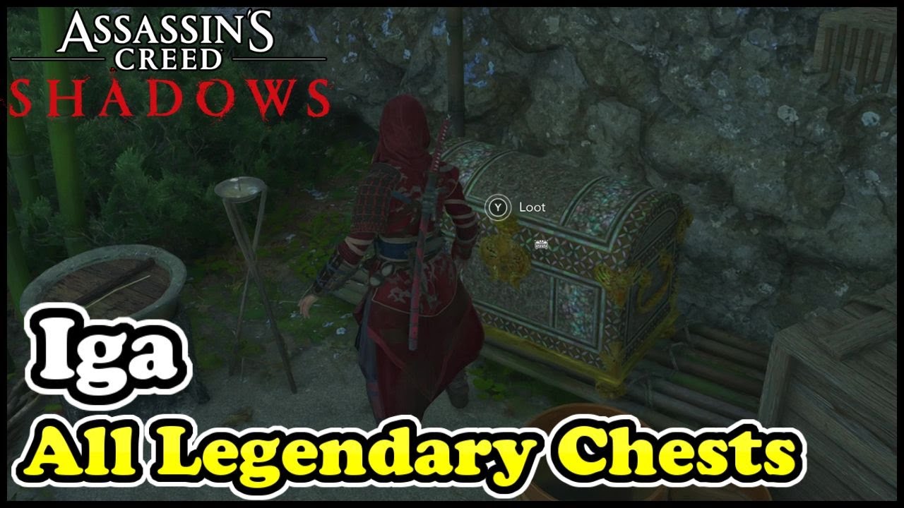 Iga All Legendary Chest Locations Assassin’s Creed Shadows - YouTube