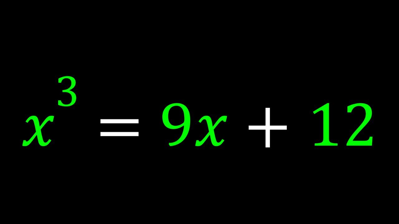 Can You Solve A Nice Cubic? #polynomials - YouTube