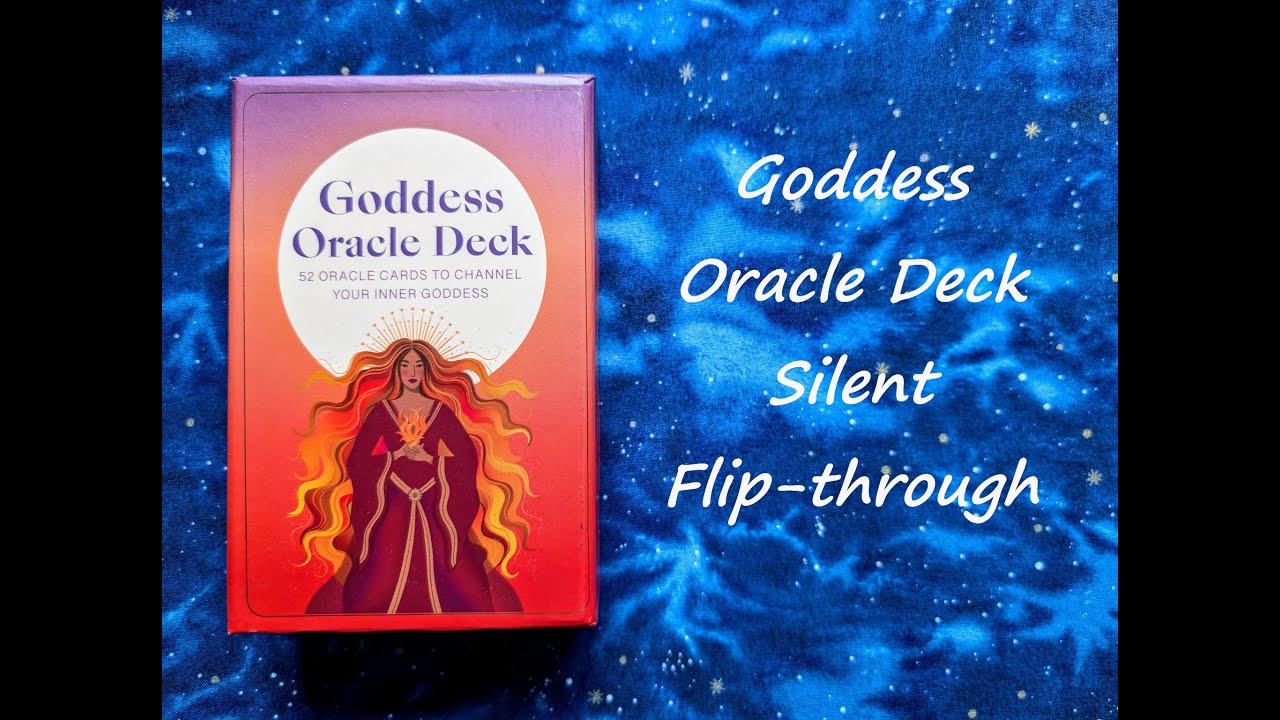 Goddess Oracle Deck - Silent Flip-through - YouTube