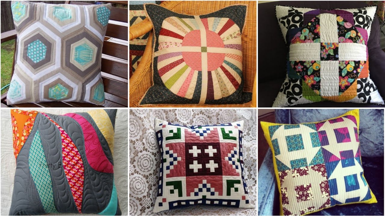 Patchwork simple stylish cushions cover @pop-upfashion6327 - YouTube