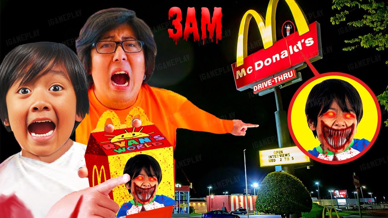 DON'T ORDER RYAN'S WORLD.exe HAPPY MEAL FROM McDonalds at 3AM! - YouTube