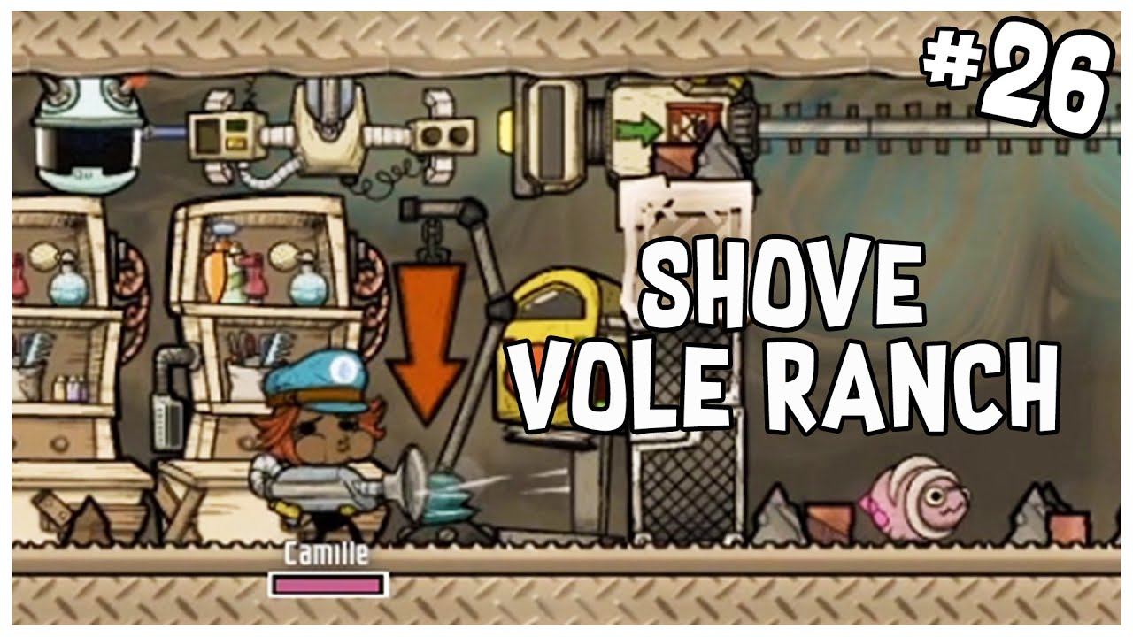 Shove Vole Ranch, Research Mission & Great Halls | Oxygen Not Included ...