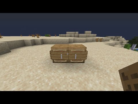 How to make a nightstand in Minecraft - YouTube