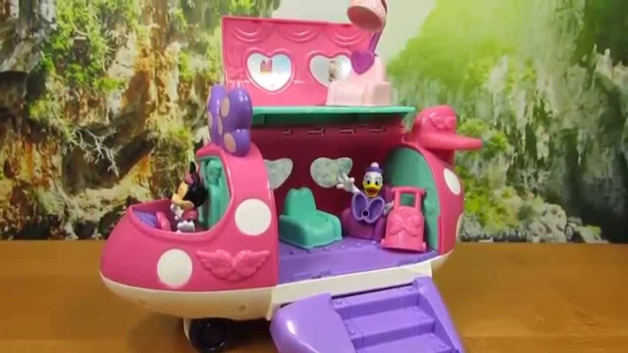 Disney Minnie Mouse Bowtique - Polka Dot Jet - Fisher Price - YouTube