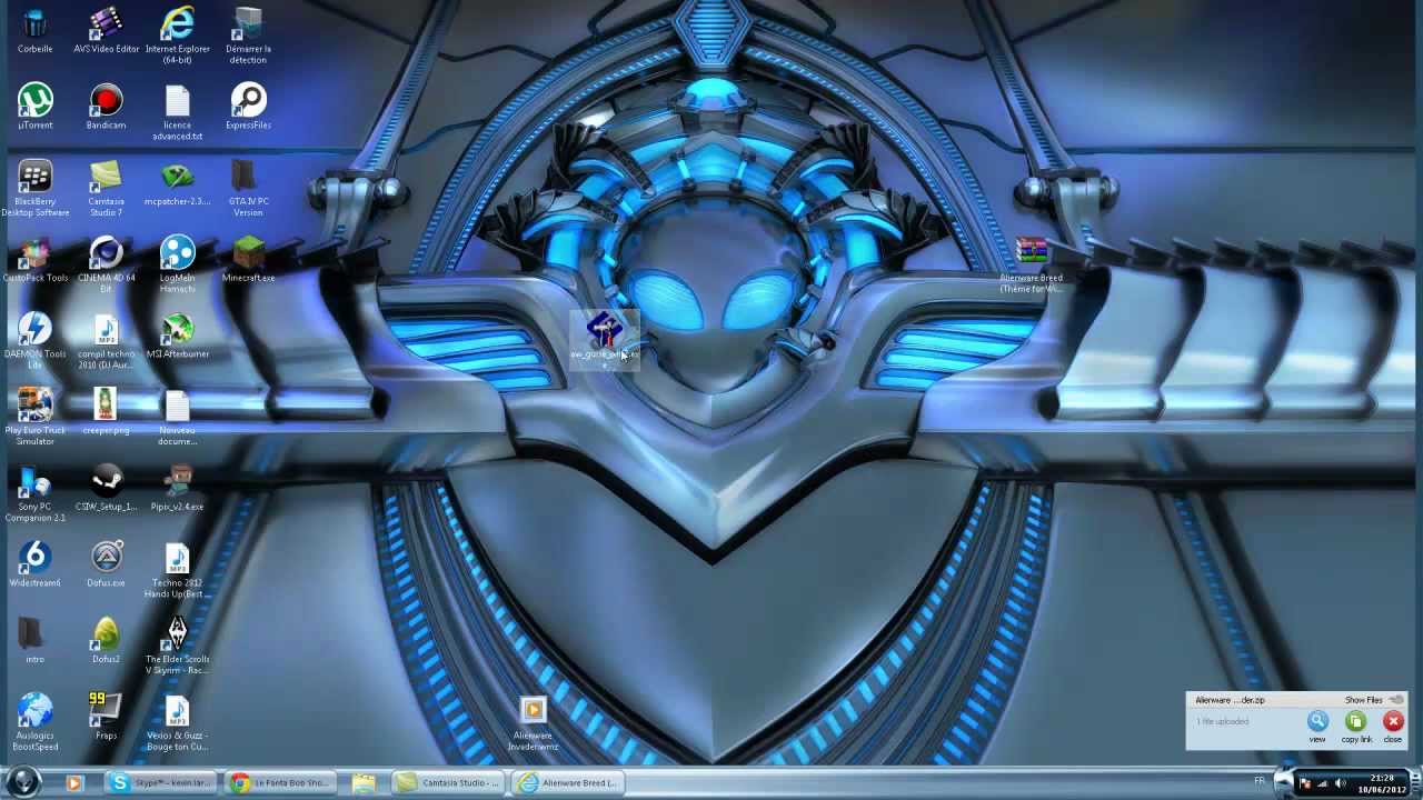 [TUTO] comment avoir le theme alienware - YouTube
