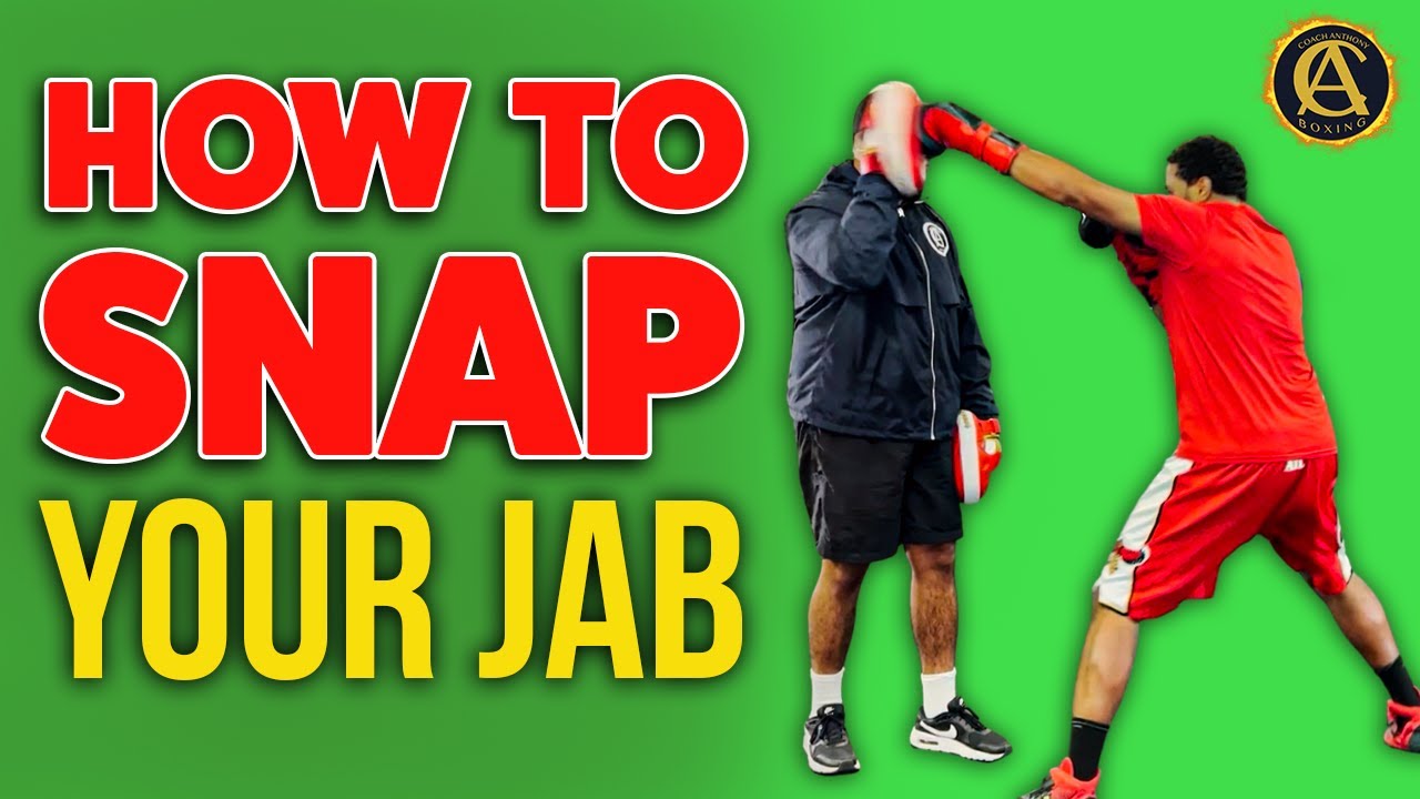 How To Snap Your Jab For Boxing - YouTube