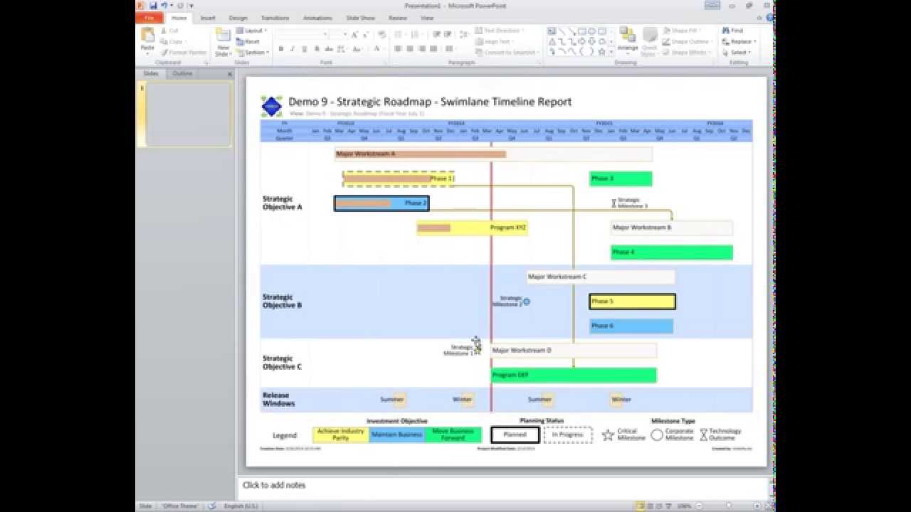 Swimlane Timeline Quick Overview - YouTube