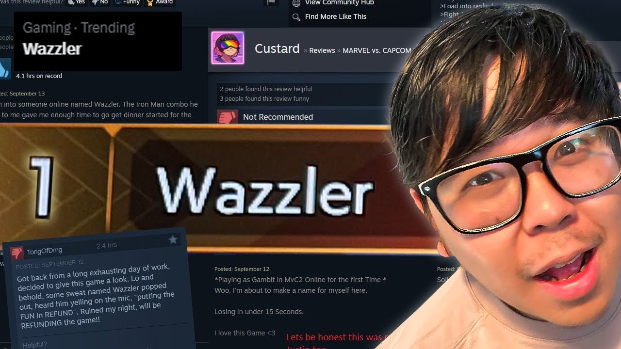 WAZZLER is dominating MVC2 - YouTube