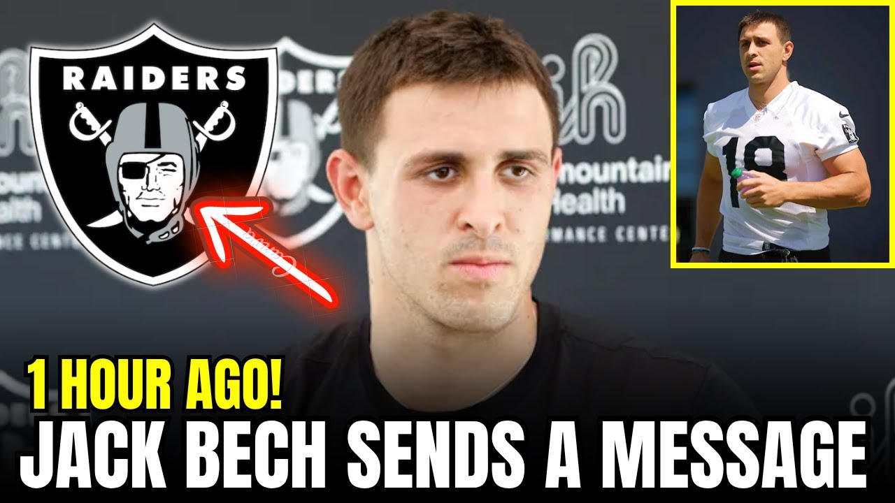 JACK BECH IMPRESSES AT TRAINING, VOWS TO SHINE FOR RAIDERS OFFENSE ...