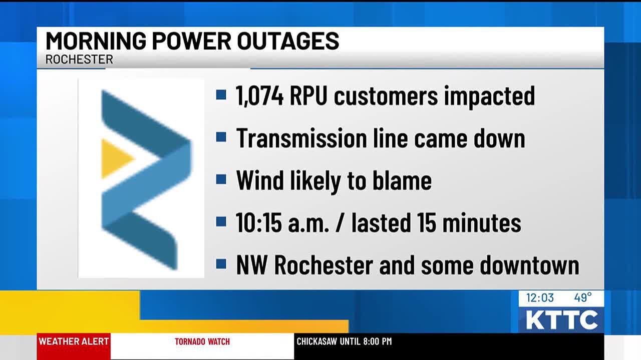 RPU responds to morning power outages - YouTube